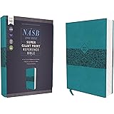 NASB, Super Giant Print Reference Bible, Leathersoft, Brown, Red Letter, 1995 Text, Comfort ...