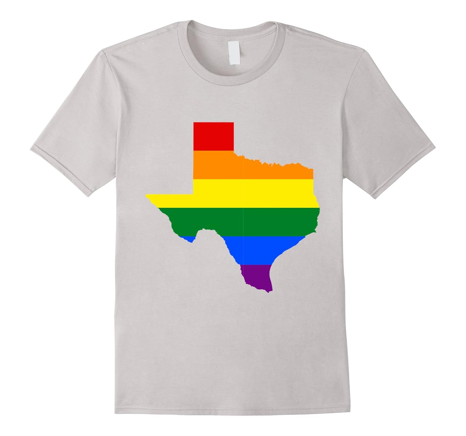 LGBT Flag Map of Texas T shirt-TD – Teedep