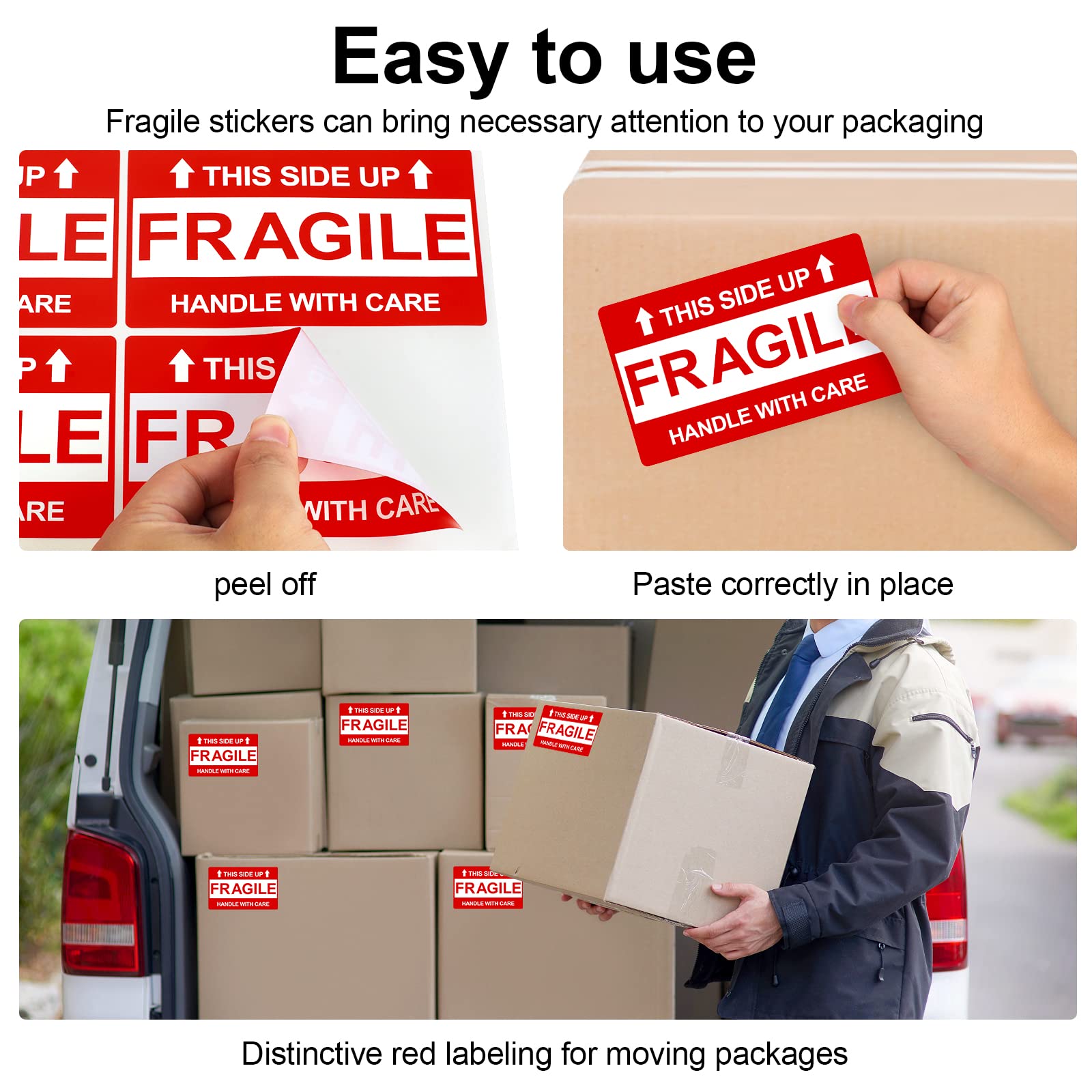 Mua 3x5 Inch Shipping Labels - 198 Pcs Strong Adhesive Handle with Care ...
