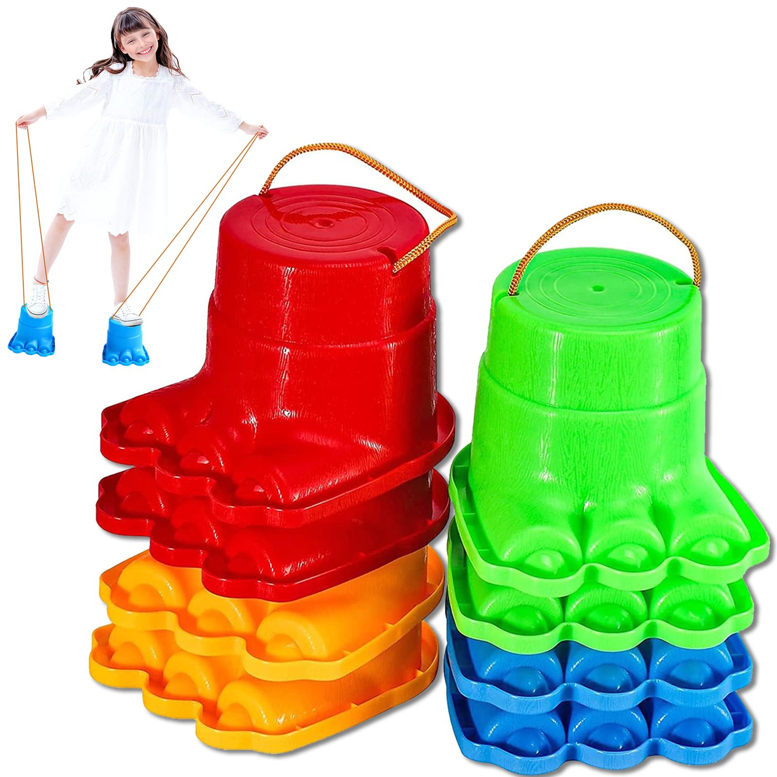 Mua Monster Feet Balancing Stilts for Kids, 2 Pairs Children Balance ...