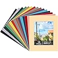 Amazon.com: 15 Pack 8x10 Picture Mats, Mixed Colors Frame Mattes for ...