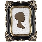 Amazon.com - Sunlit Vintage Picture Frame 5x7 Inch, Oval Antique Photo ...