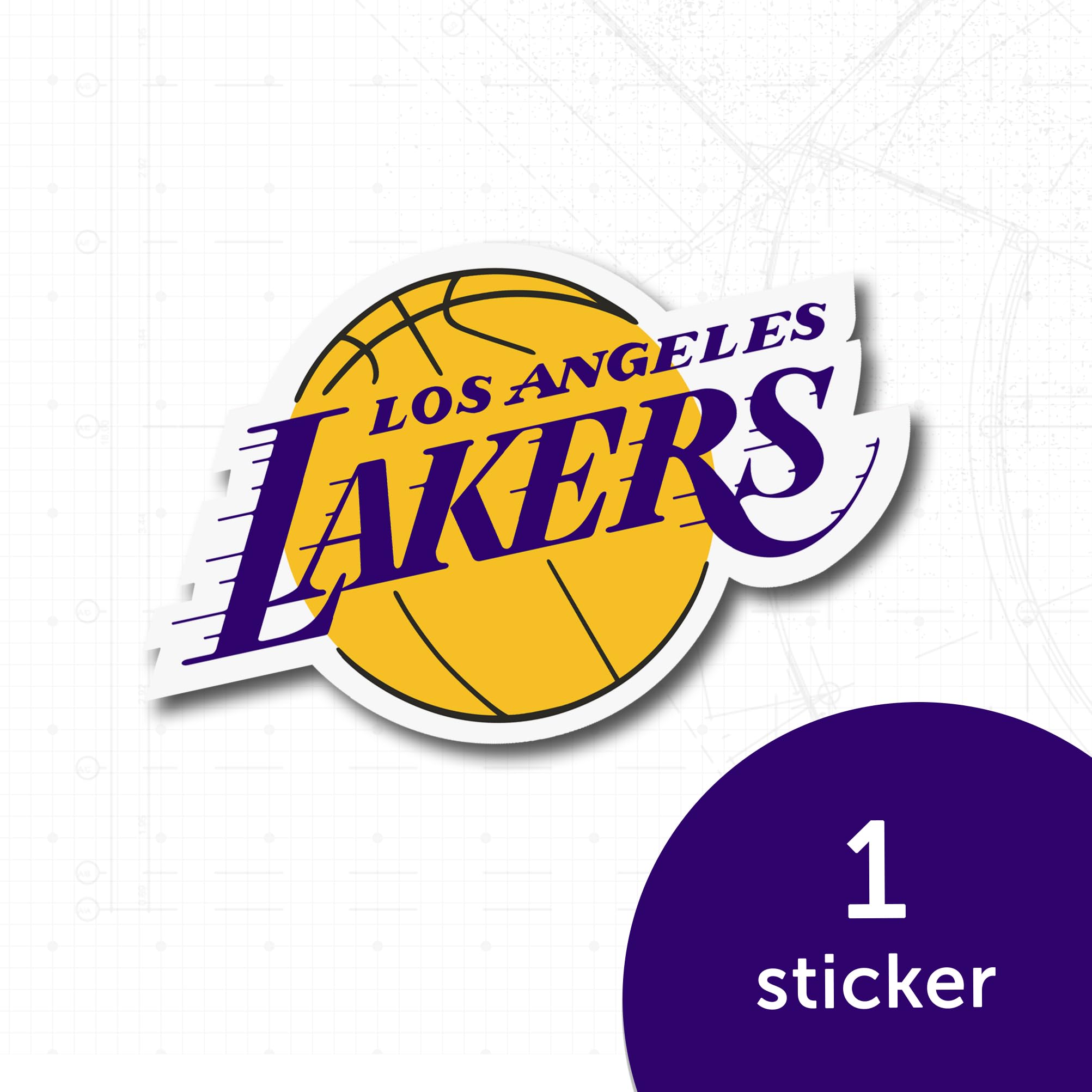 Mua Desert Cactus Los Angeles Lakers LA NBA Officially Licensed Sticker ...