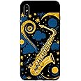 Amazon.com: iPhone XS Max Starry Night Art Saxophone Jazz Love Case ...