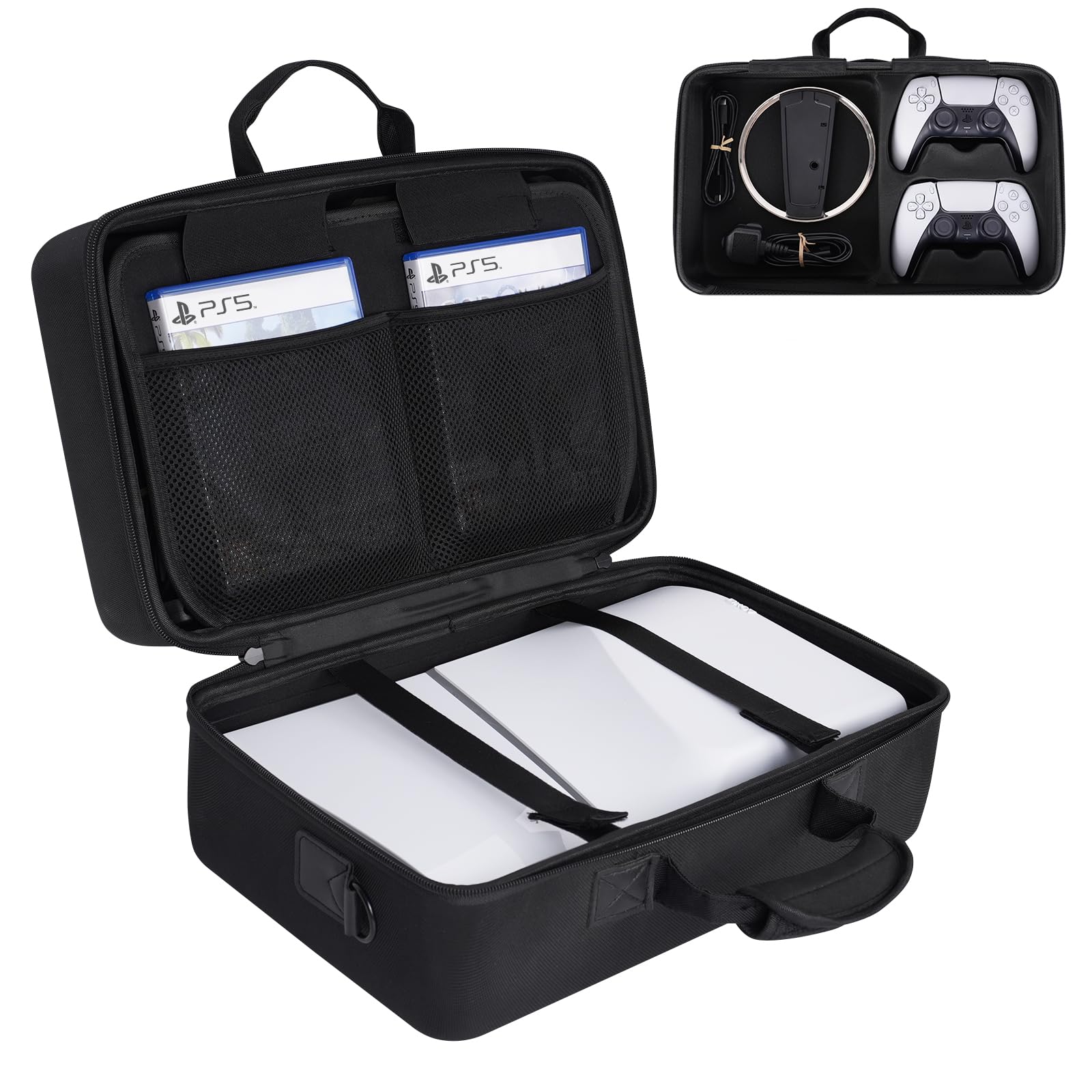 Diocall Hard Case Compatible with PS5 Slim 2023, Protective Travel Case ...