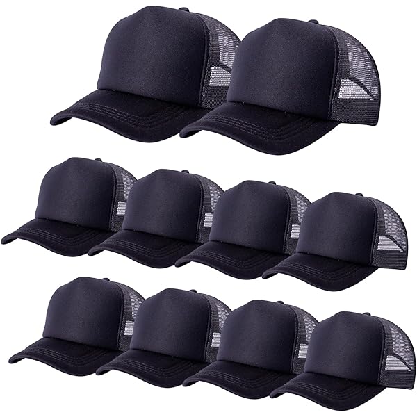 Hats Bulk 14-Pack Blank For Sublimation - DIY Mesh Baseball Caps For ...
