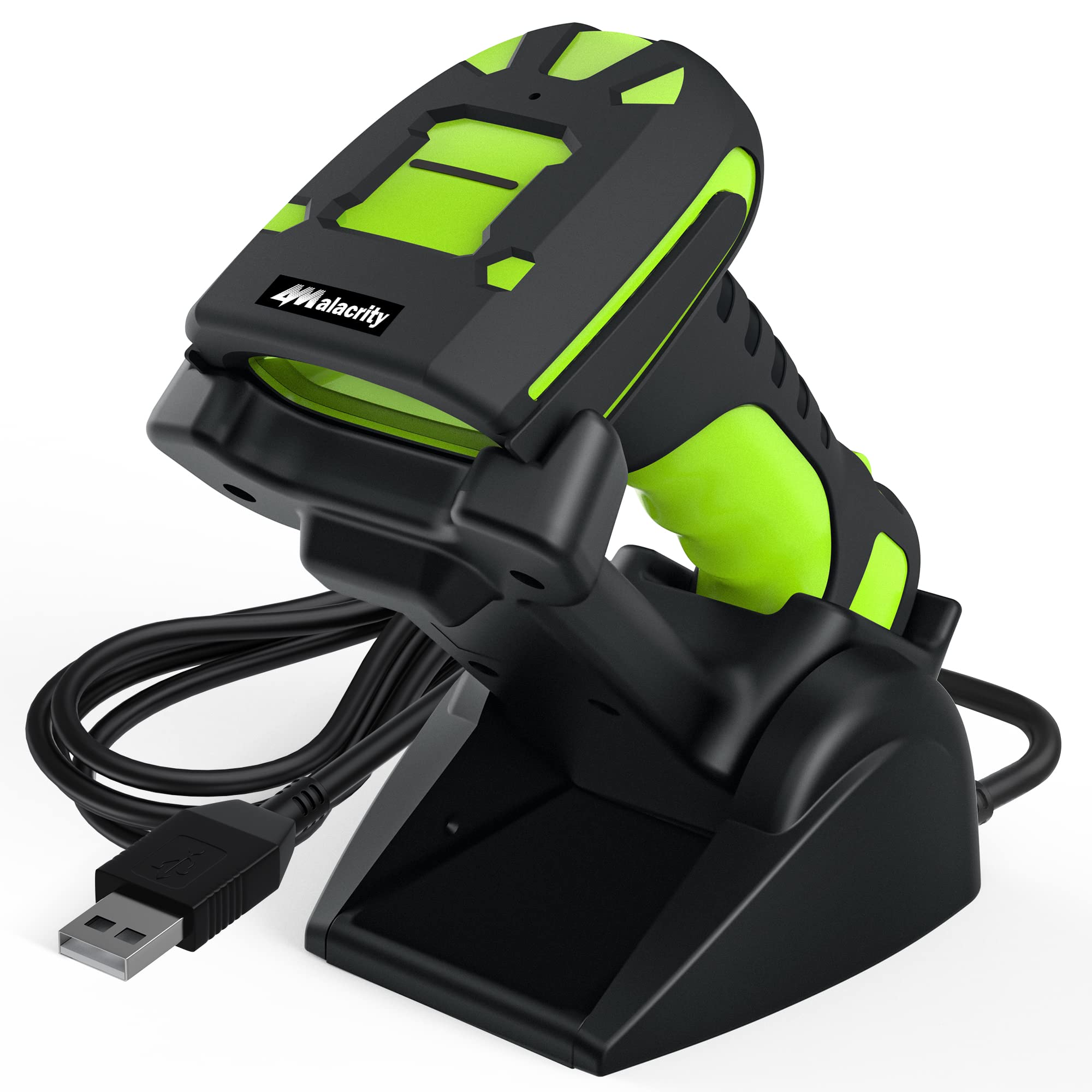 Alacrity 2D Industrial Wireless Barcode Scanner with Charging Stand ...