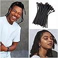 Amazon.com : XIAULAU 10 Inch Loc Extensions Human Hair 30 Locs 0.8cm ...
