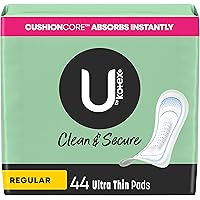 U by Kotex Clean & Secure Ultra Thin Pads for women (Previously ...