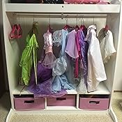 Amazon.com: Guidecraft Dress Up Storage – White: Dramatic Play Costume ...