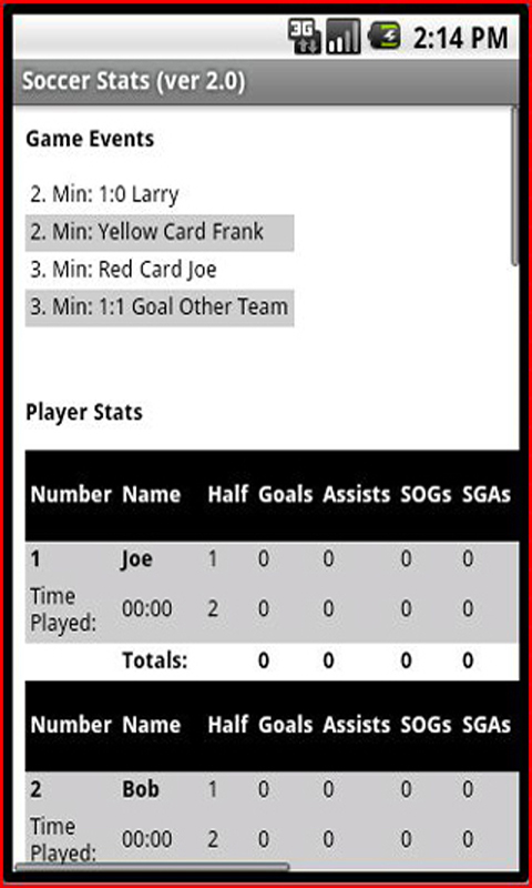 Amazon.com: Soccer Stats Tracker w/ Playing Time Tracker (LITE ...