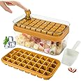 Amazon.com: Ice Cube Tray with Lid and Bin,64 pcs Ice Cubes Molds for Freezer,With 2 trays,Ice ...
