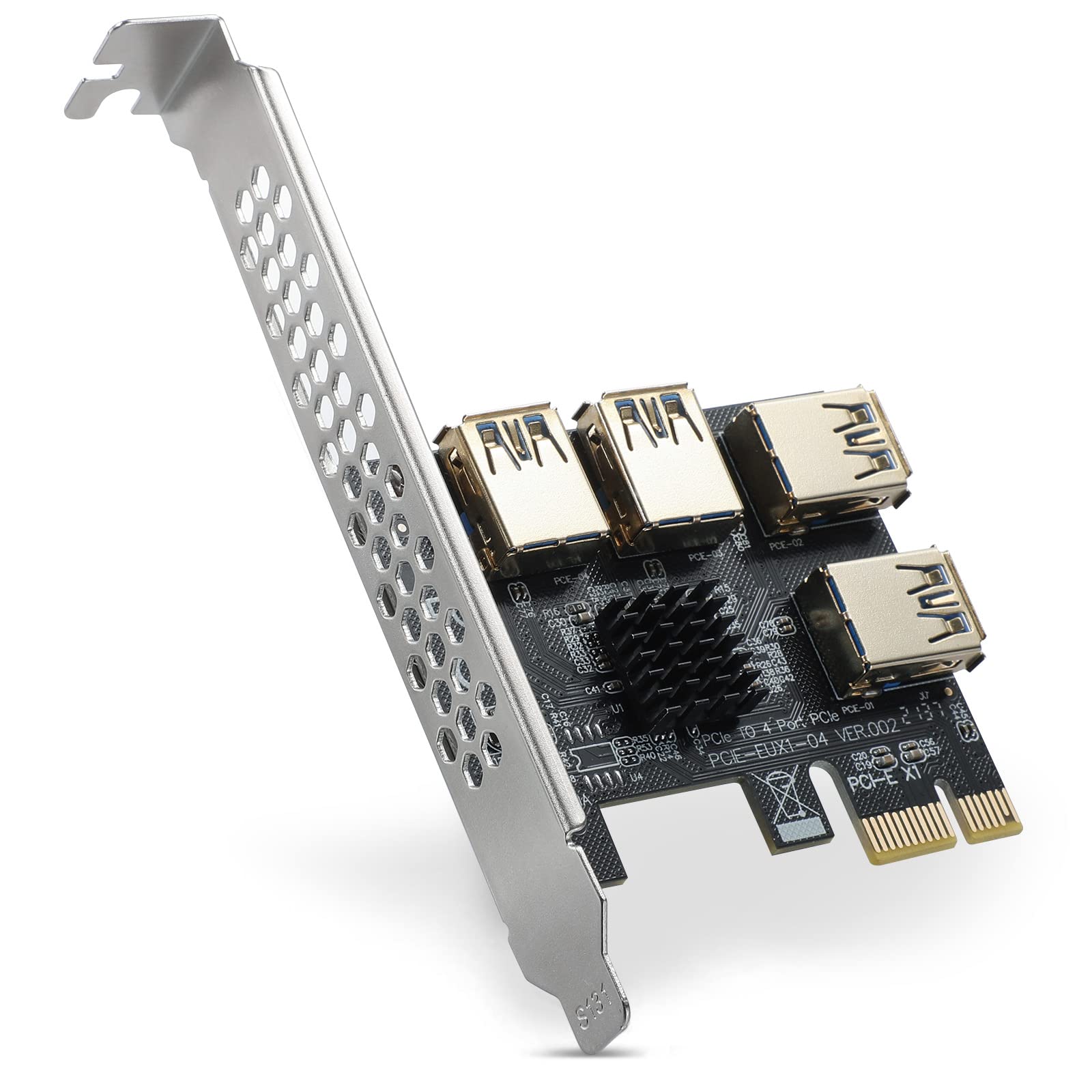Mua PCIe Splitter 1 to 4 Multiplier Riser Card, PCI Express X1 ...