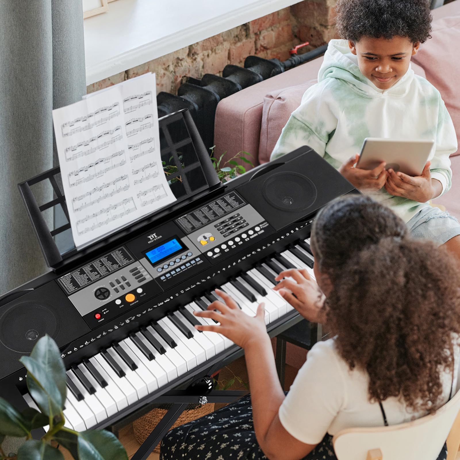 Mua MUSTAR 61 Key Piano Keyboard, Touch Sensitive Keyboard Piano for ...