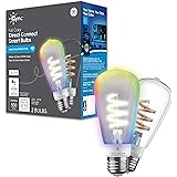 GE CYNC Smart LED Light Bulbs, Color Changing, Bluetooth and Wi-Fi ...