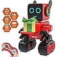 Amazon.com: okk Robot Toy for Kids, Smart RC Robot Kit with Touch and ...