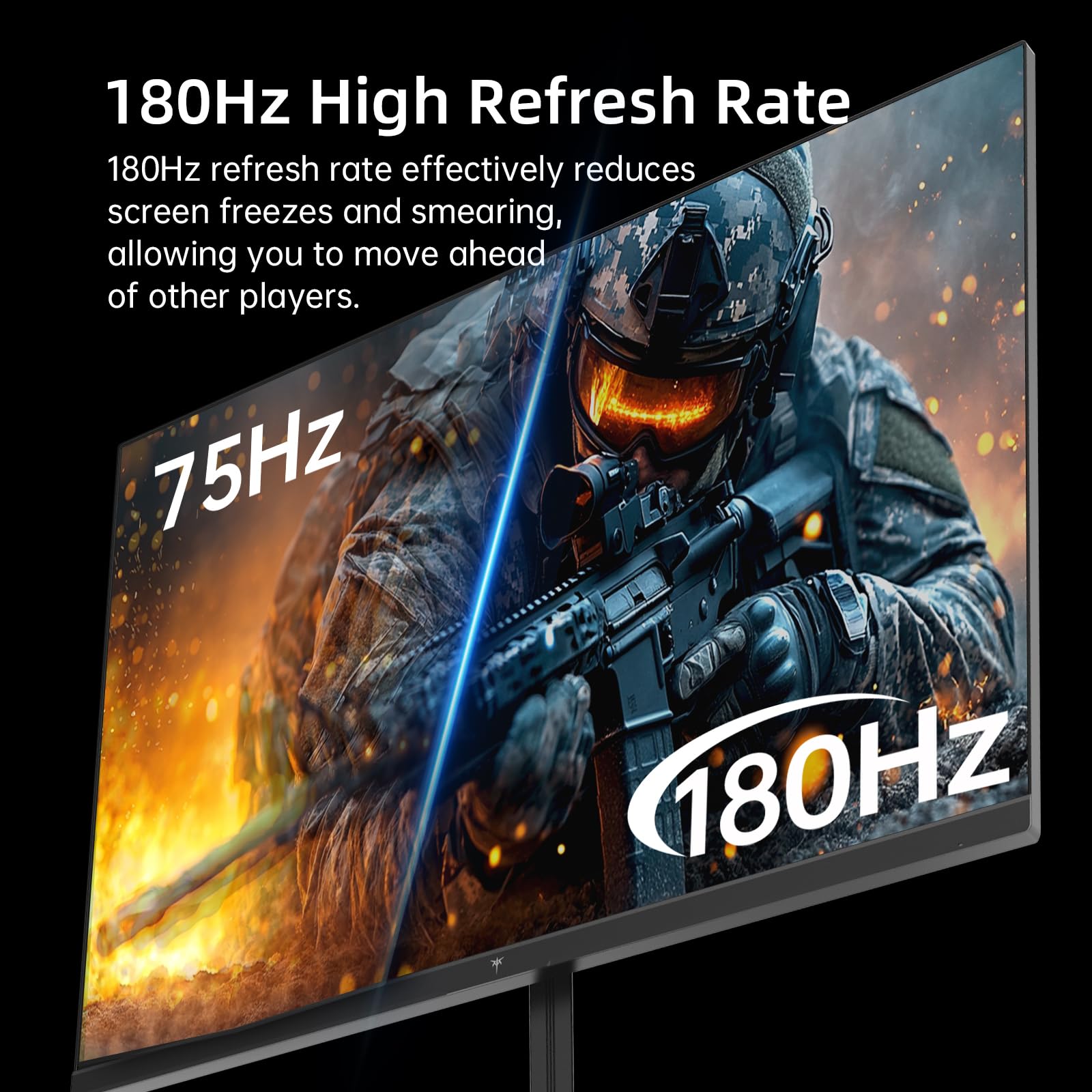 KTC 24 Inch 180Hz Gaming Monitor, 2K QHD Fast IPS PC Gaming Monitor ...