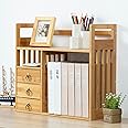 Amazon.com: ILWorkTLs 2 Tier Bamboo Countertop Bookshelf,Desktop ...
