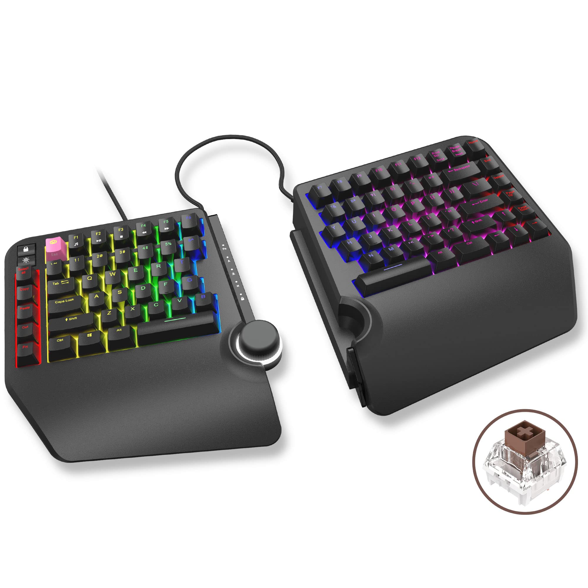 Mua Cloud Nine ErgoTKL Ergonomic Numeric Keyless Mechanical Keyboard ...
