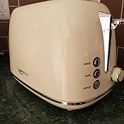 2 Slice Toaster Retro Stainless Steel Toaster with Bagel, Cancel ...