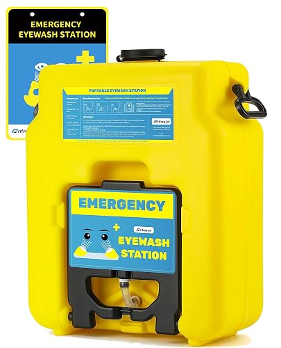 Frifreego 14gal Portable Eye Wash Station, 15min Heavy Duty Self ...