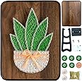 Amazon.com: BAZIMA DIY String Art Kit for Beginner,DIY Aloe Potted Craft Kit,Unique Gift,Craft ...