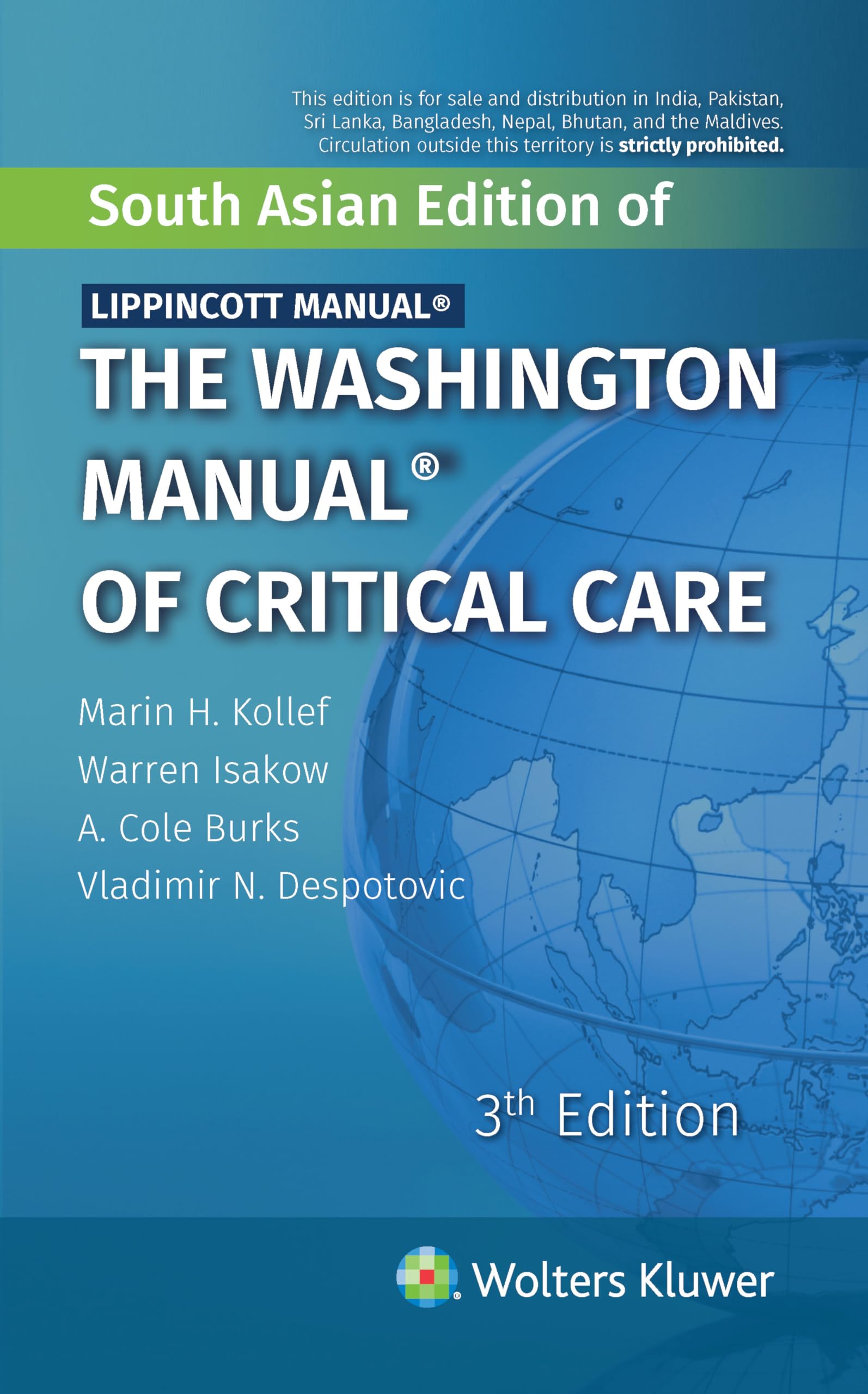 Mua South Asian Edition Of The Washington Manual Of Critical Care 3rd ed 2018 [Paperback] [Jan ...