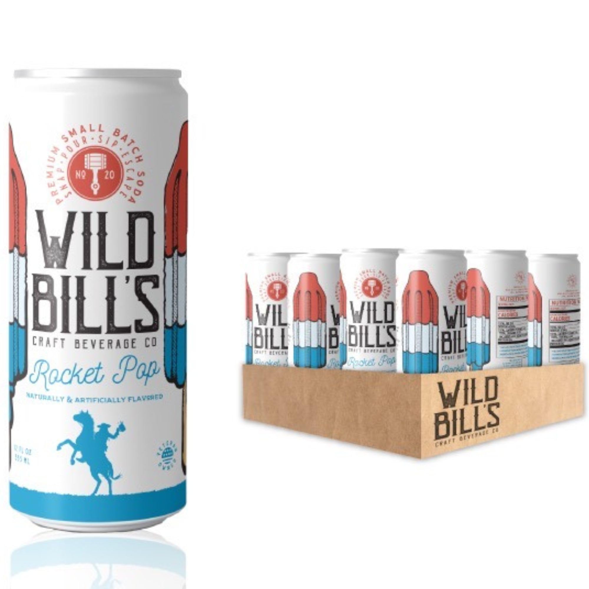 Mua Wild Bill's Rocket Pop Soda Classic Craft Soda Pop Soft Drinks, Sodas Made with Pure Cane ...