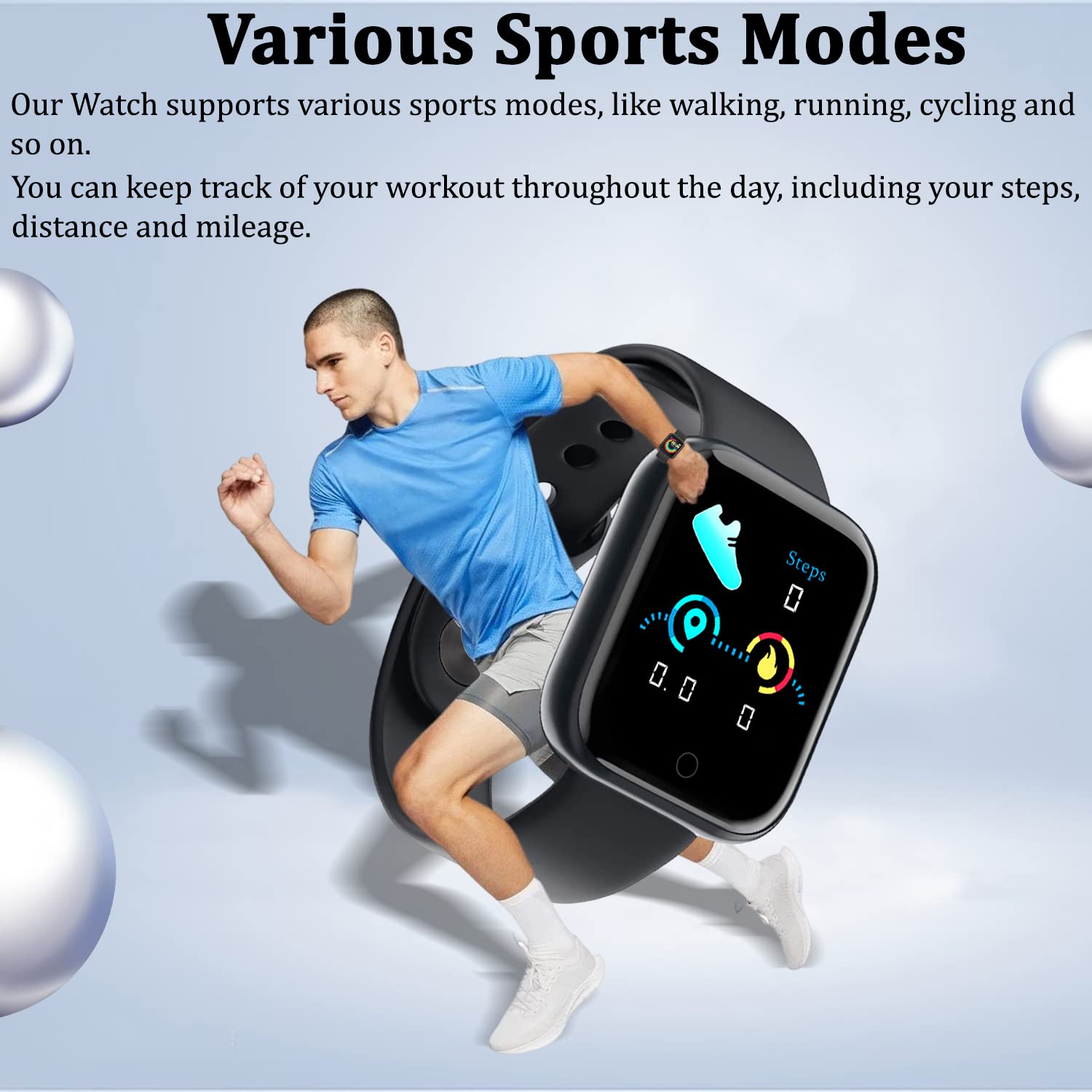 Mua Smart Watch, Fitness Tracker with Heart Rate Monitor,Step Counter ...