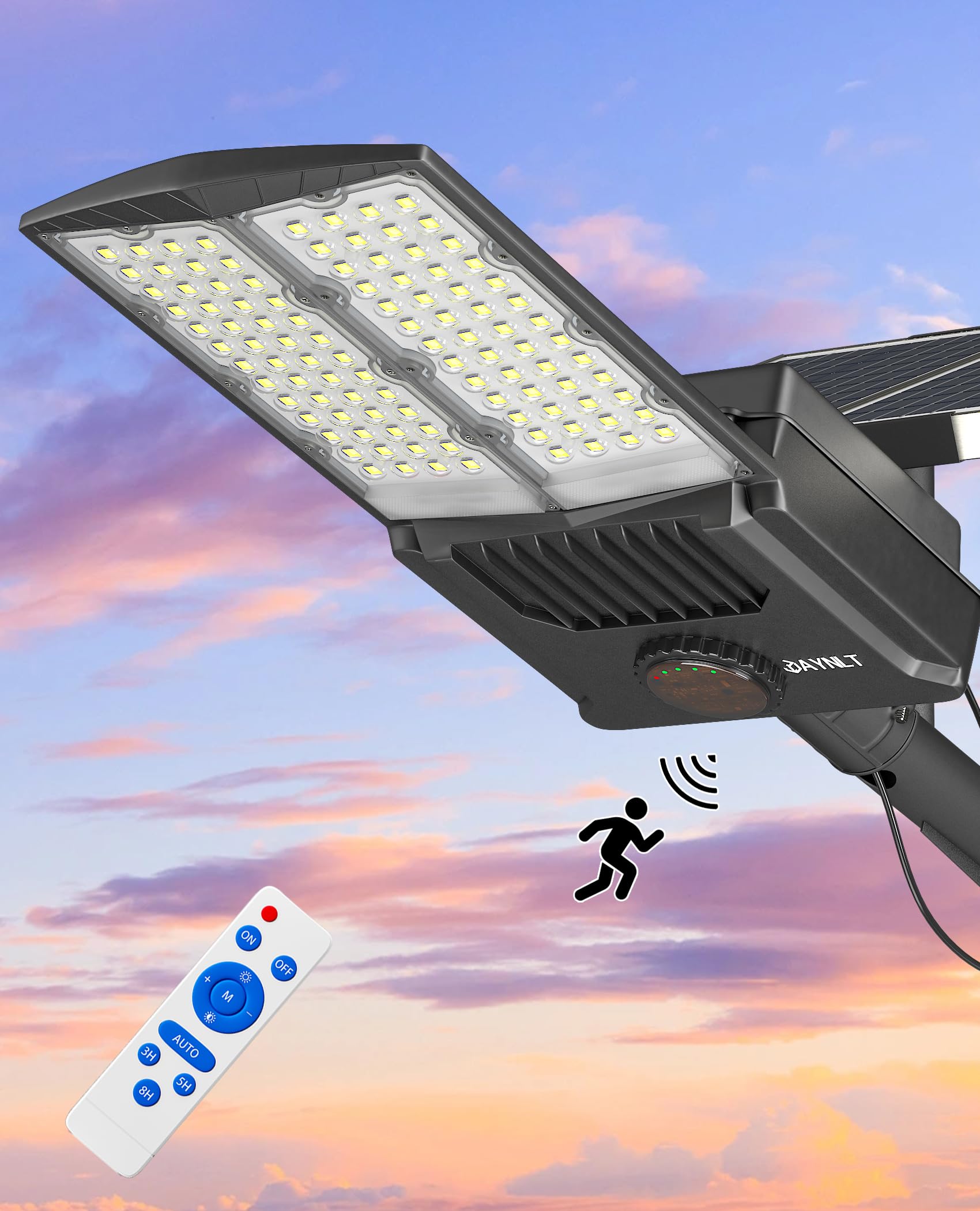 JAYNLT Y-10500W Solar Street Lights Outdoor,6500K 700000LM High Power ...