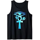 Amazon.com: Ankh Eye Of Horus Ancient Egyptian Symbol Galaxy Crux ...