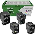 Amazon.com: CS720 CS725 CX725 High Yield Toner Cartridges 74C10K0 ...