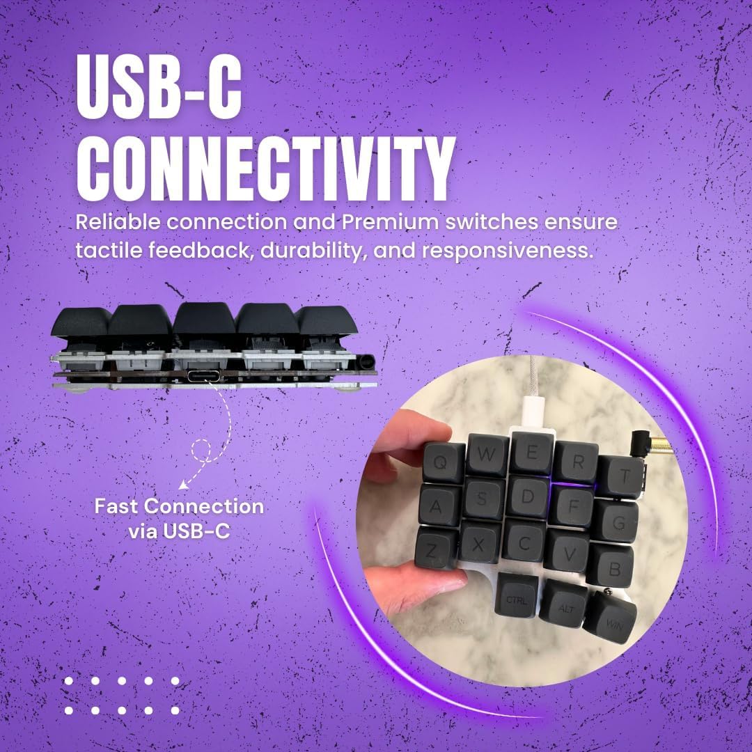 Mua Split Ergonomic Mechanical Keyboard, Powered by QMK, MX Switch ...