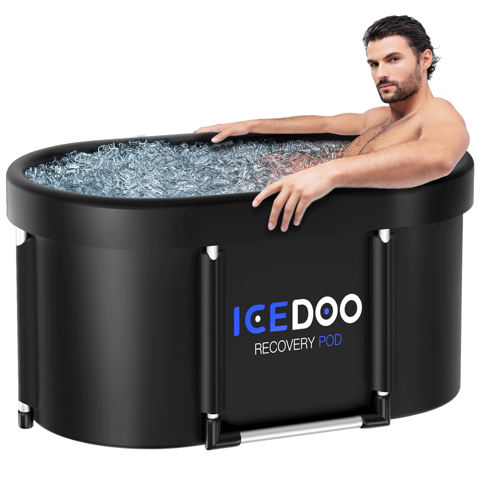 Upgrade XL 129 Gal Large Oval Ice Bath Tub for Athletes,Multiple ...