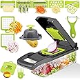 Amazon.com: vegetable chopper, 12 in 1 Hand Held Multifunctional ...