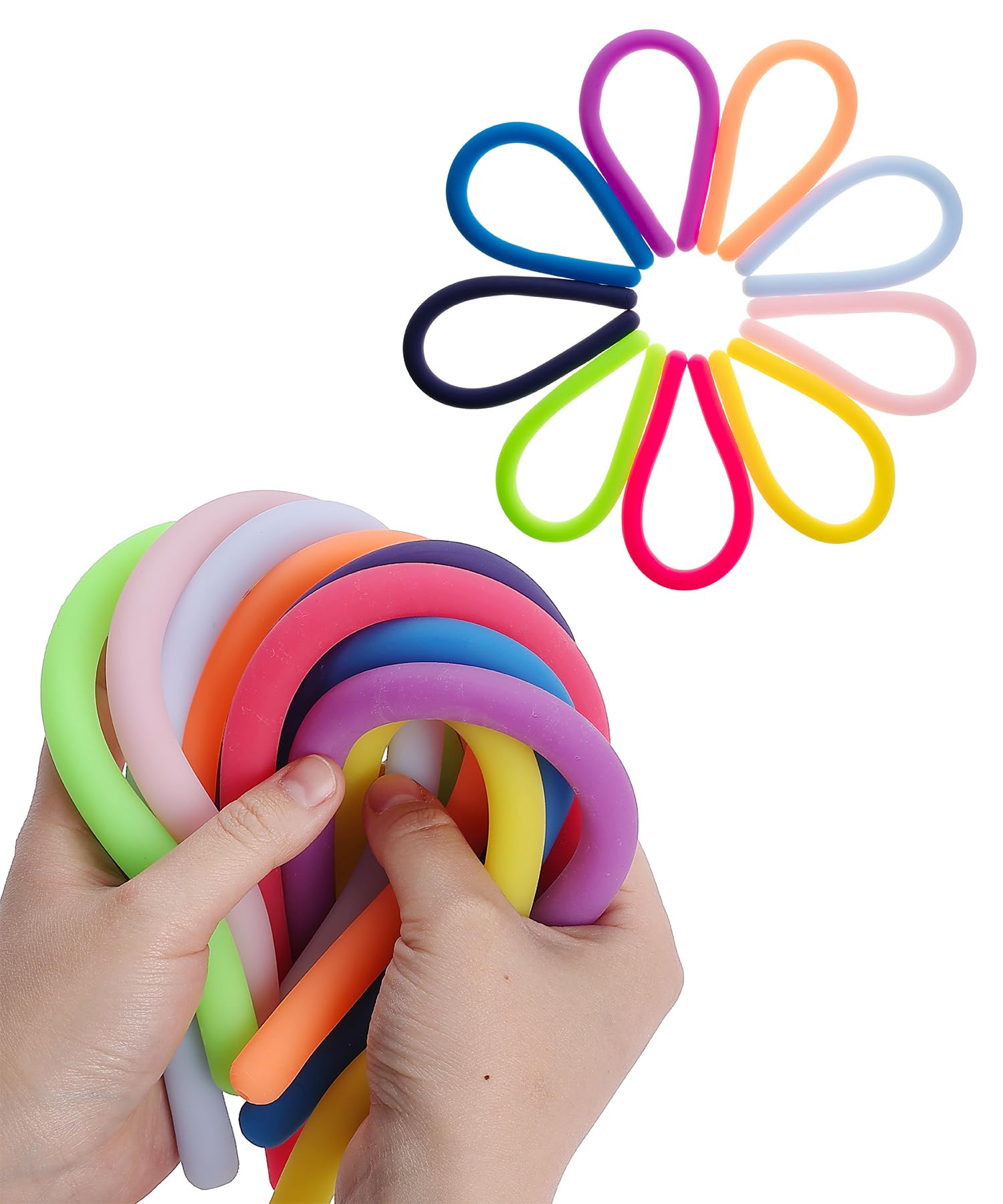 Mua Monkey Noodle Fidget Toy, 9 Pack, Fidget Noodles, Stretchy Strings ...