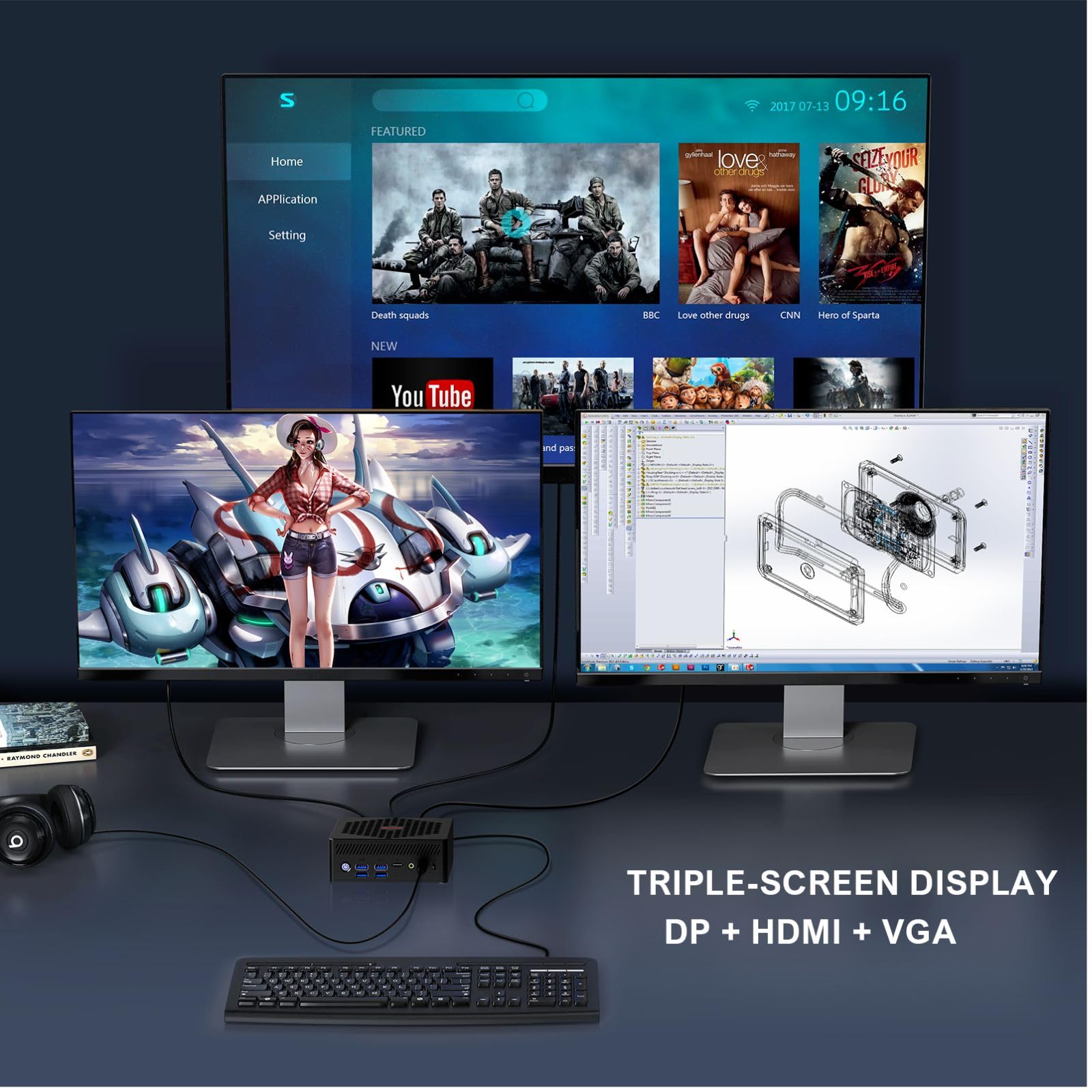 Mua Fanless N100 Mini PC Firewall Micro Appliance,Intel 12th Alder Lake ...