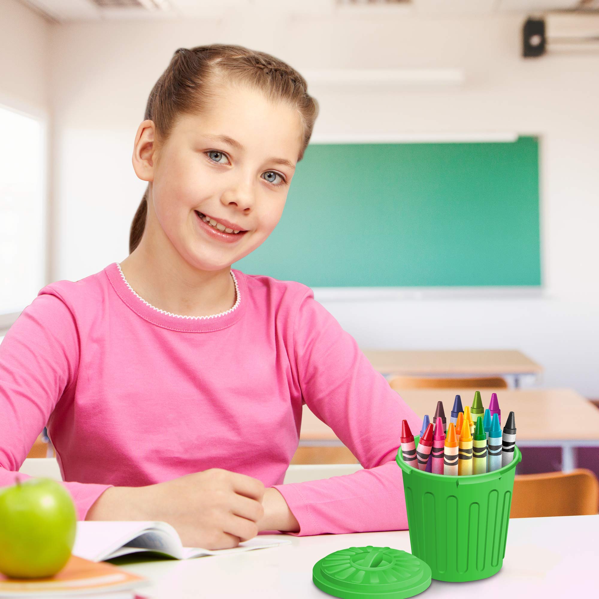 Mua ArtCreativity 4.5 Inch Mini Trash Can Set- 12 Pack- Miniature ...