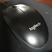 Logitech B100 Wired USB Mouse, 3-Buttons, Optical Tracking ...