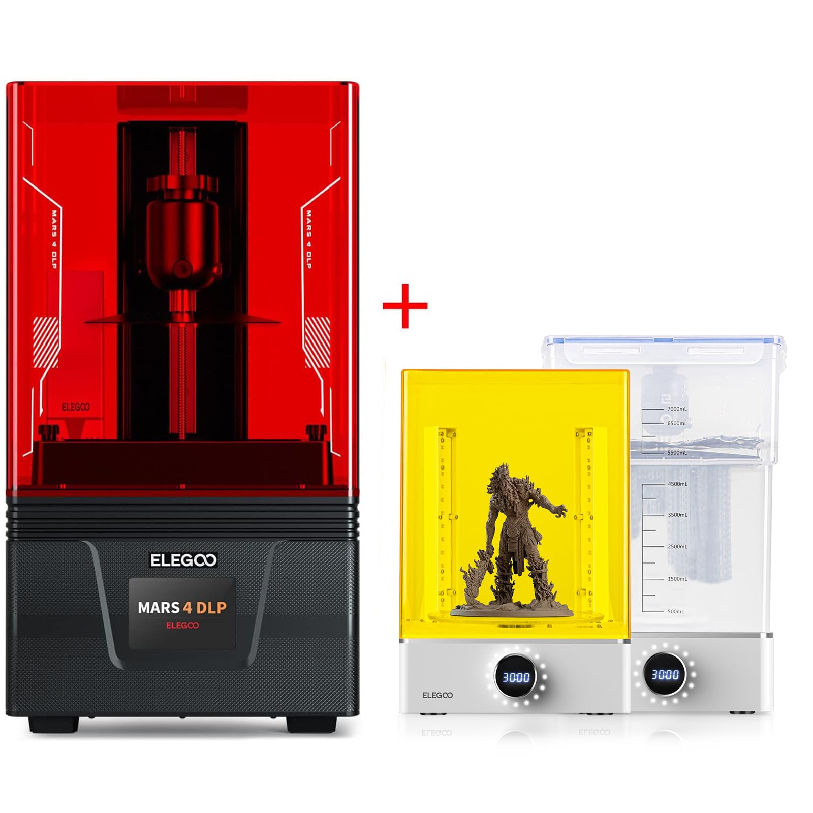 Mua ELEGOO Mars 4 DLP 3D Printer Mercury X Bundle with Separate Washing ...