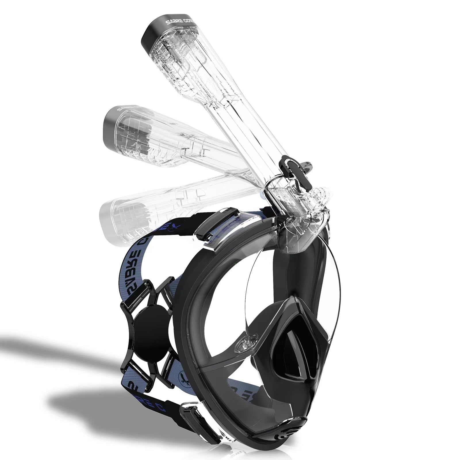 SABRE COVE Full Face Snorkel Mask Adults with Ear Pressure Equalizer ...