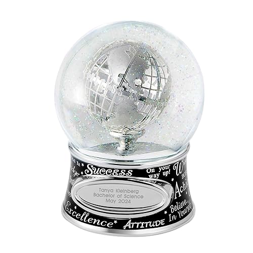THINGS REMEMBERED Engraved Graduation Success Musical Snow Globe, Plays ...