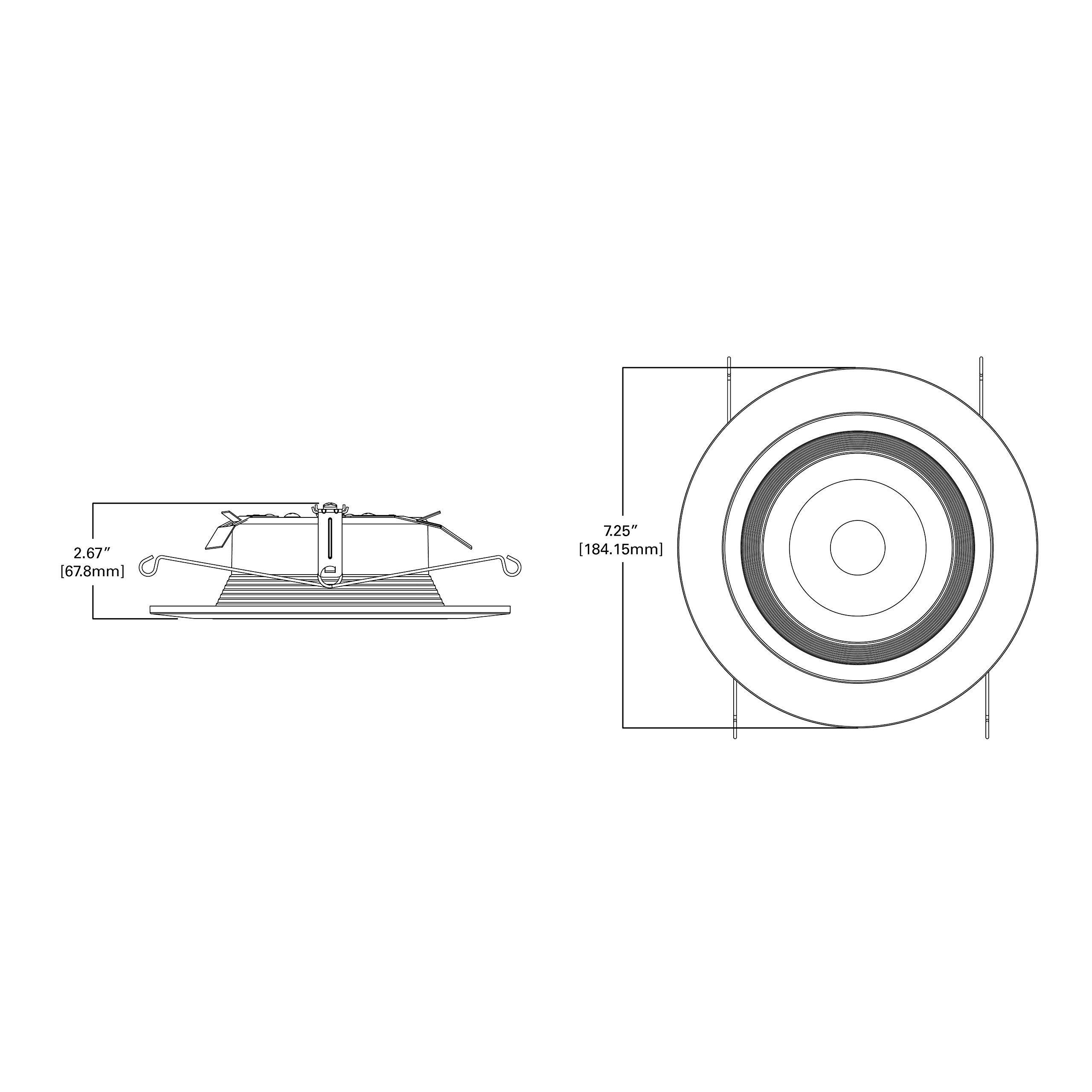 Mua HALO RL Series 5/6 inch Recessed LED Light – Retrofit Ceiling & Shower Downlight, Baffle ...