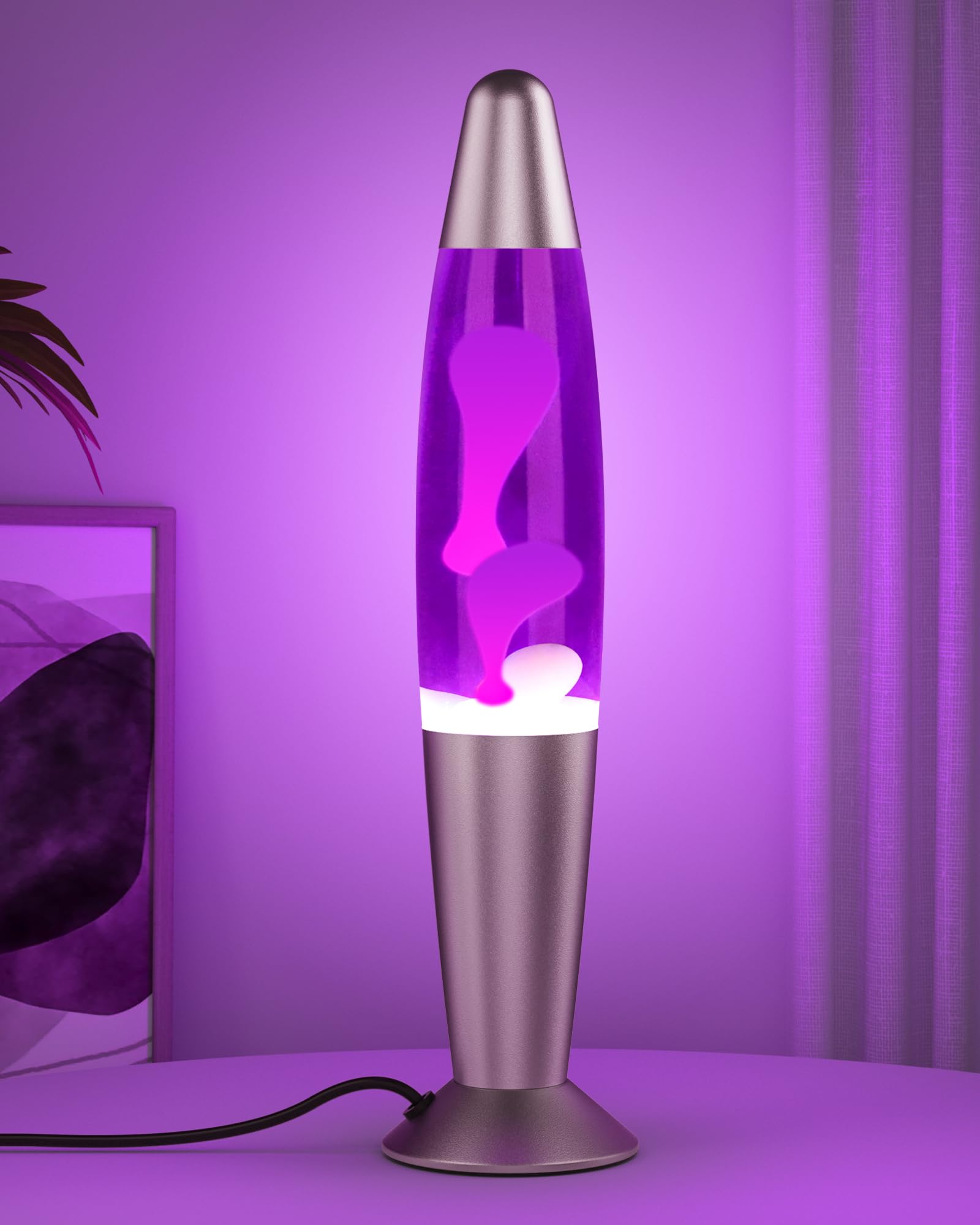 Eadaiylon Purple LED Motion Lamp for Adults and Kids, Liquid Motion ...