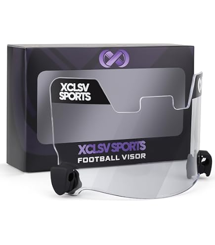 Nxtrnd Visor Precision Clear Football Helmet Visor - Universal Fit For ...