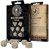 Amazon.com: Q-Workshop Polyhedral 7-Die Set: Celtic 3D Beige & Black ...