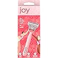 Joy Pink 5-Blade Women's Razor Kit with Lubrastrip Protection