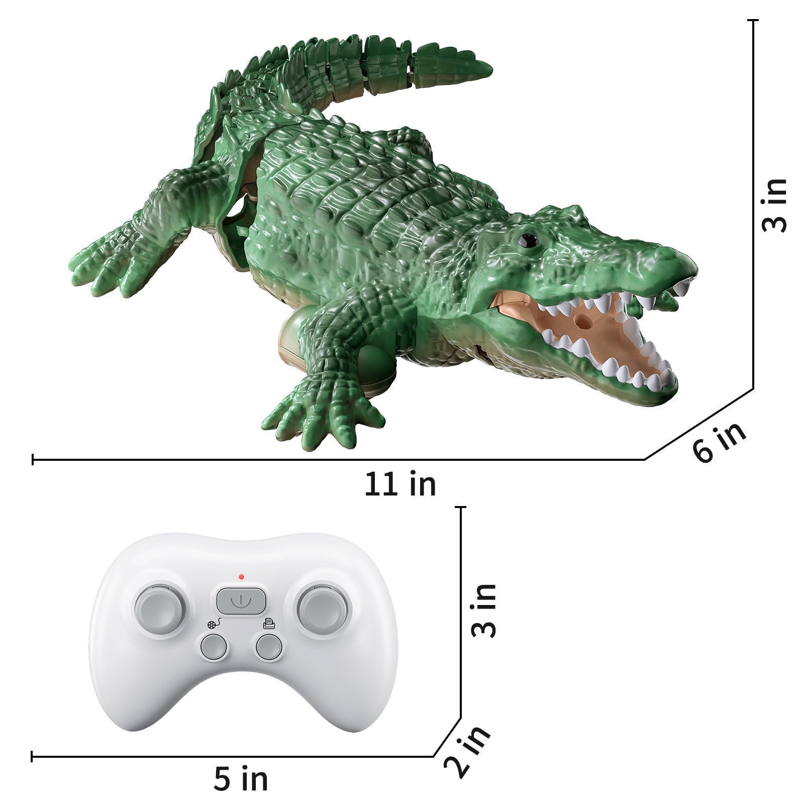 Mua TEMI Remote Control Crocodile, High Simulation Scale Prank ...