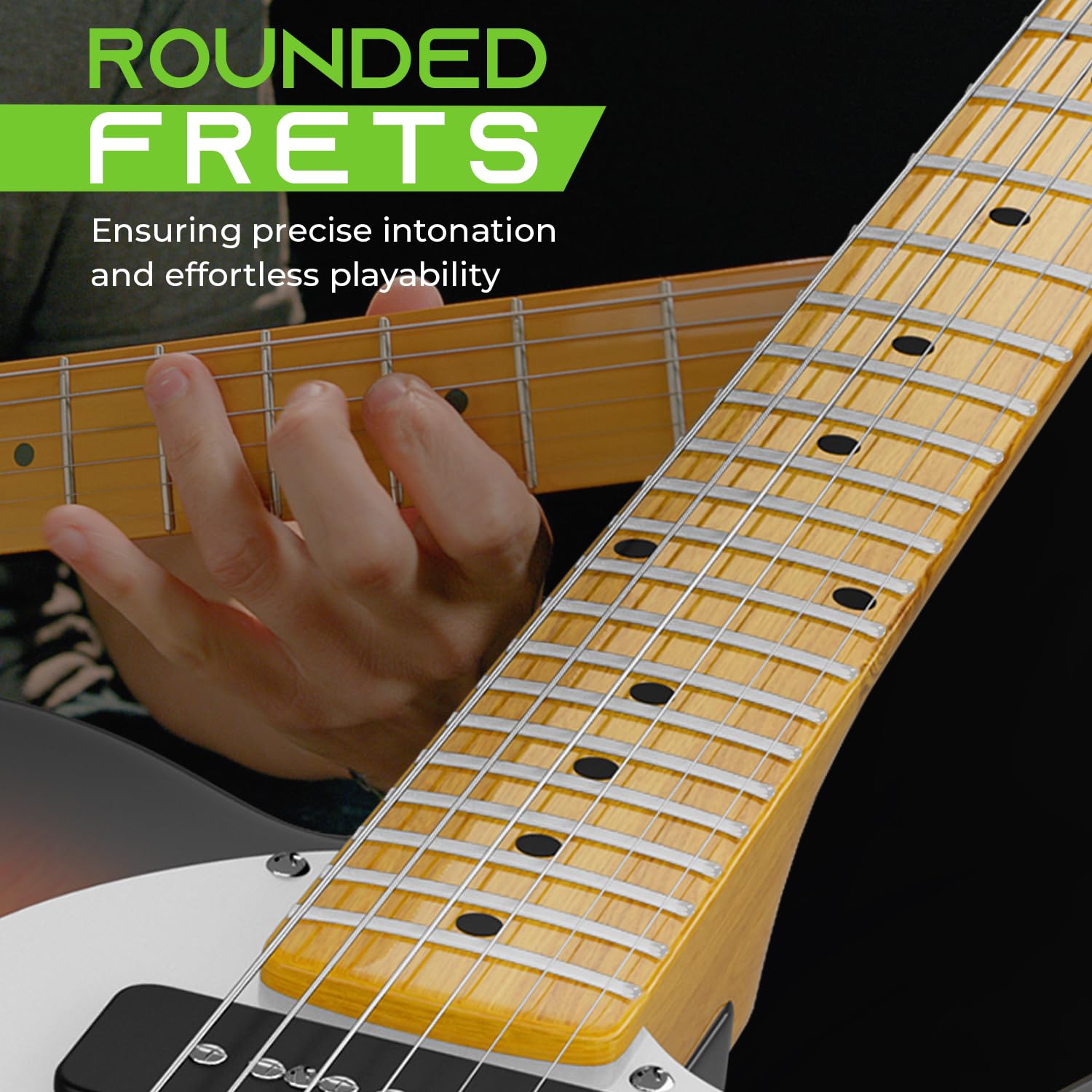 Mua GEARit Electric Guitar (Premium Ash Tonewood) Thinline Semi-Hollow ...