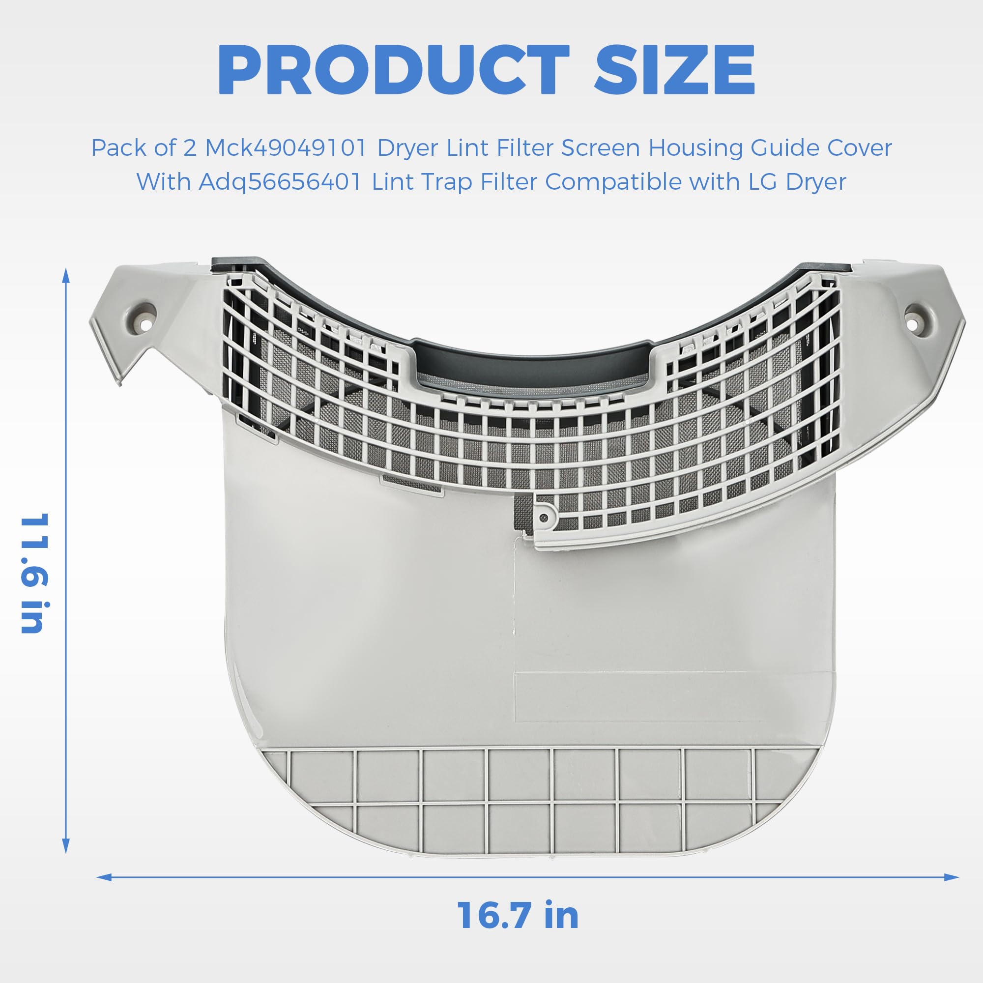 Mua Romalon ADQ56656401 Dryer Lint Filter Stainless Steel Mesh With ...